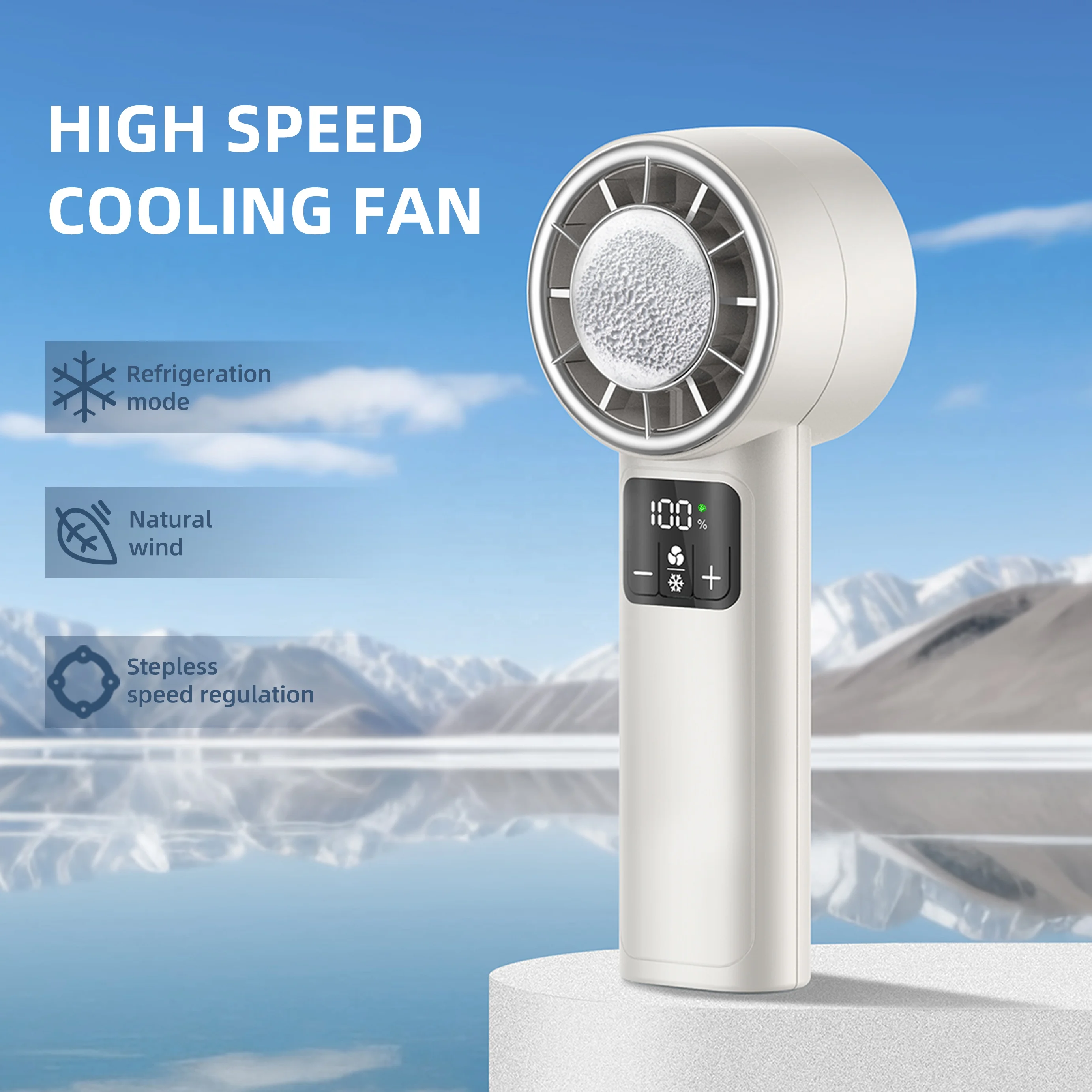 Rechargeable Air Cooling Portable Fan Home Use Fan High Speed Turbo ...