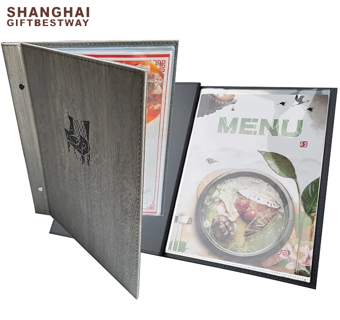 Custom Led Cards Covers A4 Menu Holder With Pocket| Alibaba.com