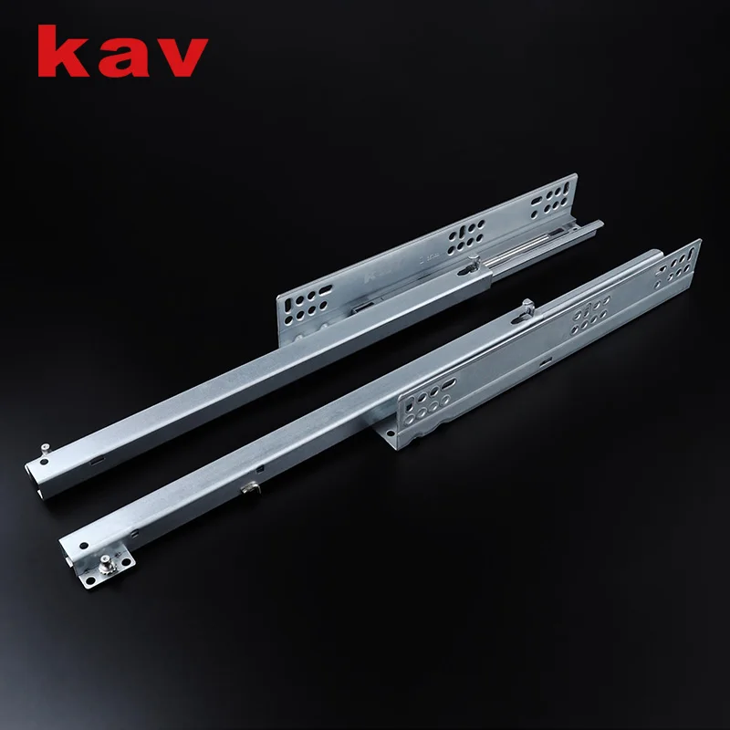 Half Extension Undermount Concealed Drawer Telescopic Channel Rail ...