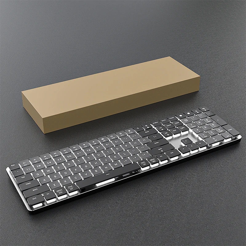 White Backlit Outemu Red Switch Low Profile Gaming Keyboard ...