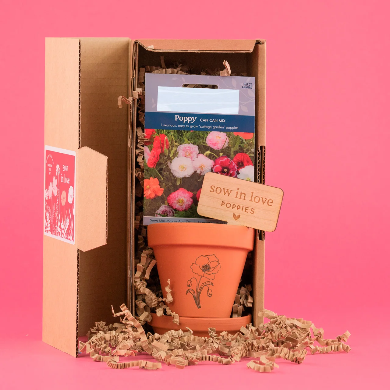 Hot Sell Sow In Love Romantic Window Sill Plant Starter Kit With Flower ...