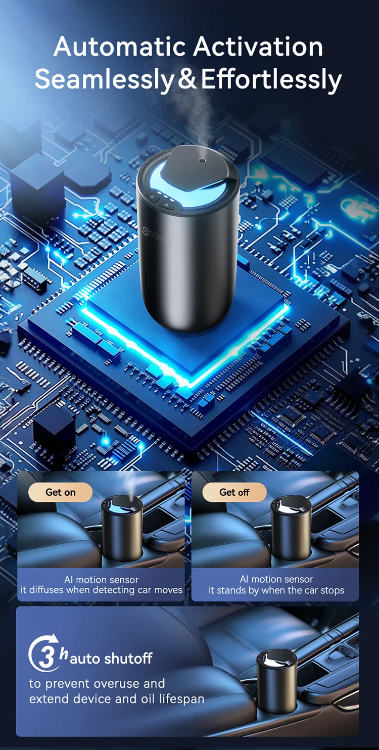 SCENTA Car Air Freshener - Portable Nano Nebulizer