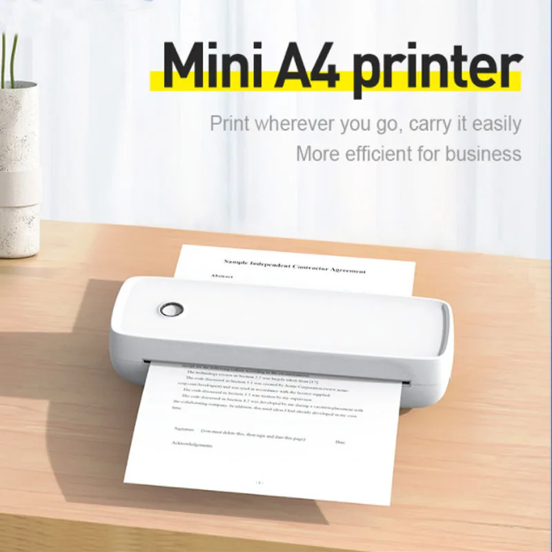 A4 Printer HD Mini Inkless Transfer Storage Writing Paper