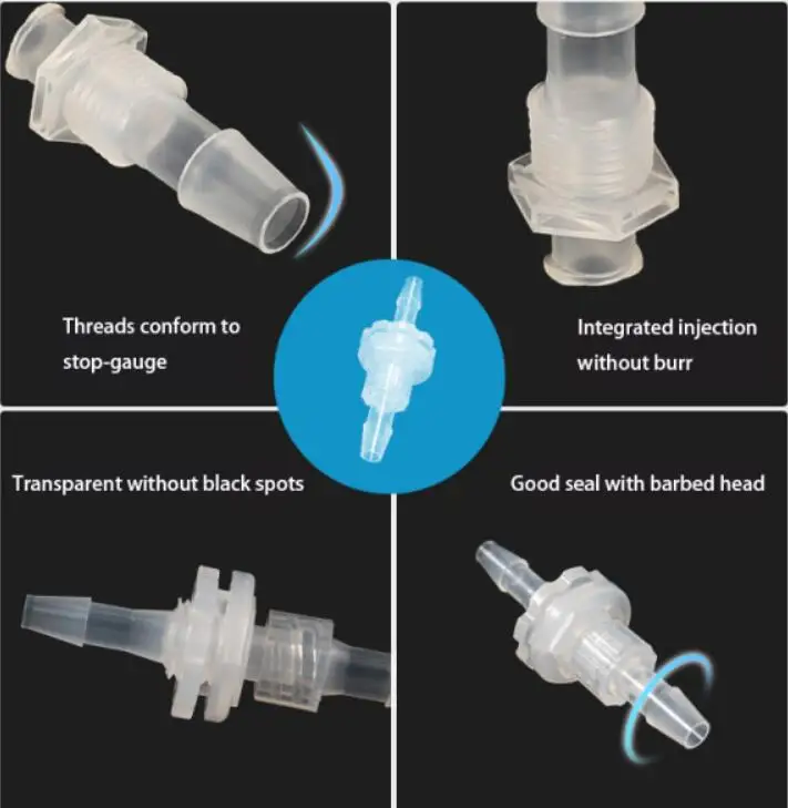 Flanges and Fittings - Luer Lock Connector Male Luer-Lock End