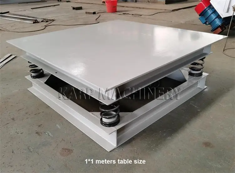 1500x1500mm Vibration Table for Concrete Mold Compaction & OEM
