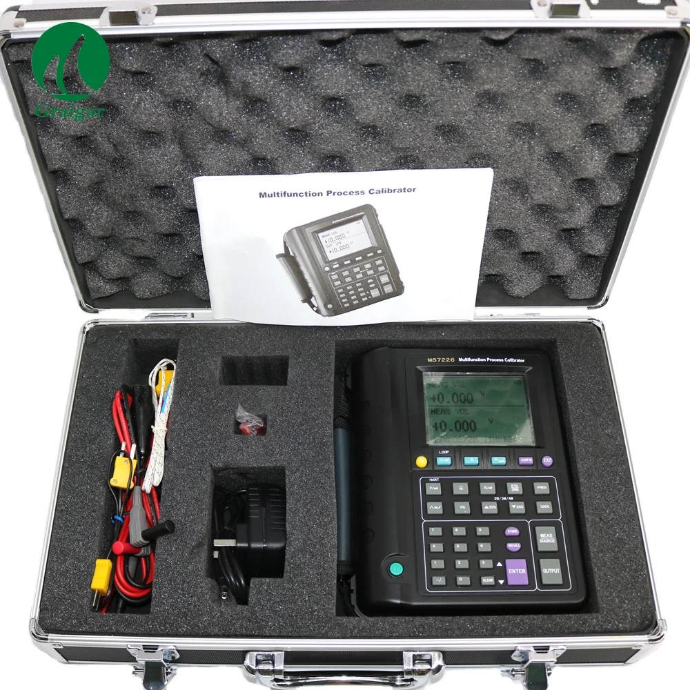 Ms7226 Multifunction Rtd&thermocouple Process Calibrator Dc Current& Dc ...