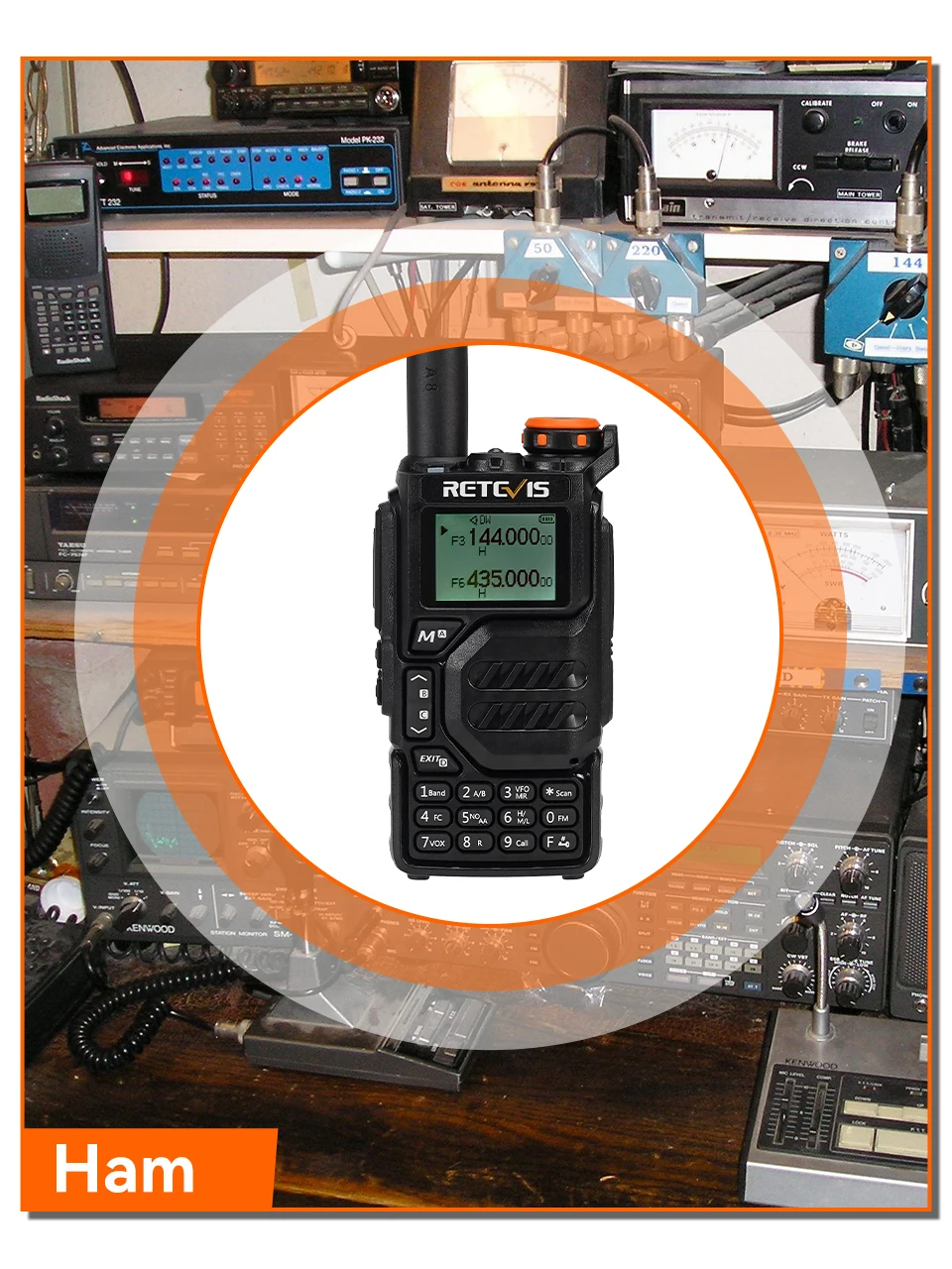 Retevis RA79 - Dual Band Type-C Charging Ham Radio Walkie Talkie