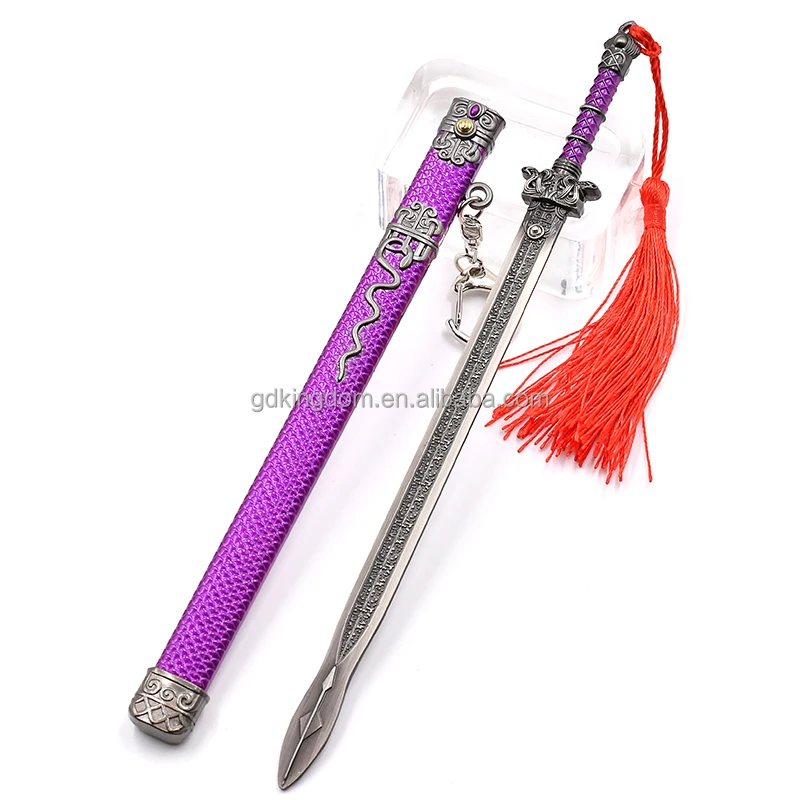 Chinese Anime The Untamed Sword Mold Keychain Metal Katana Sword ...
