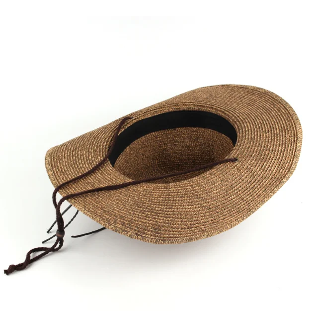 Wholesale Mixed Color Straw Hat Outdoor Sun Visor Hat Western Straw ...