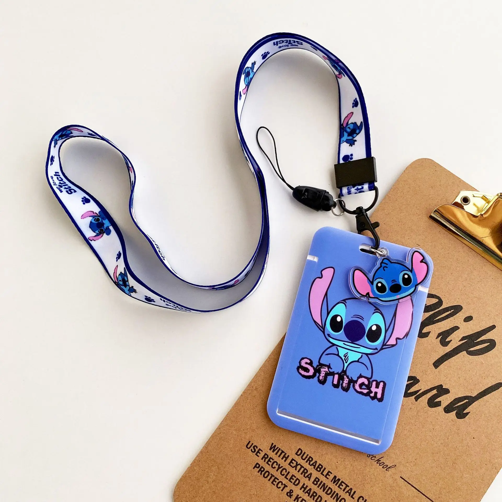 Stitch Id Card Working Card Badge Holder Student Id Card Holder With ...