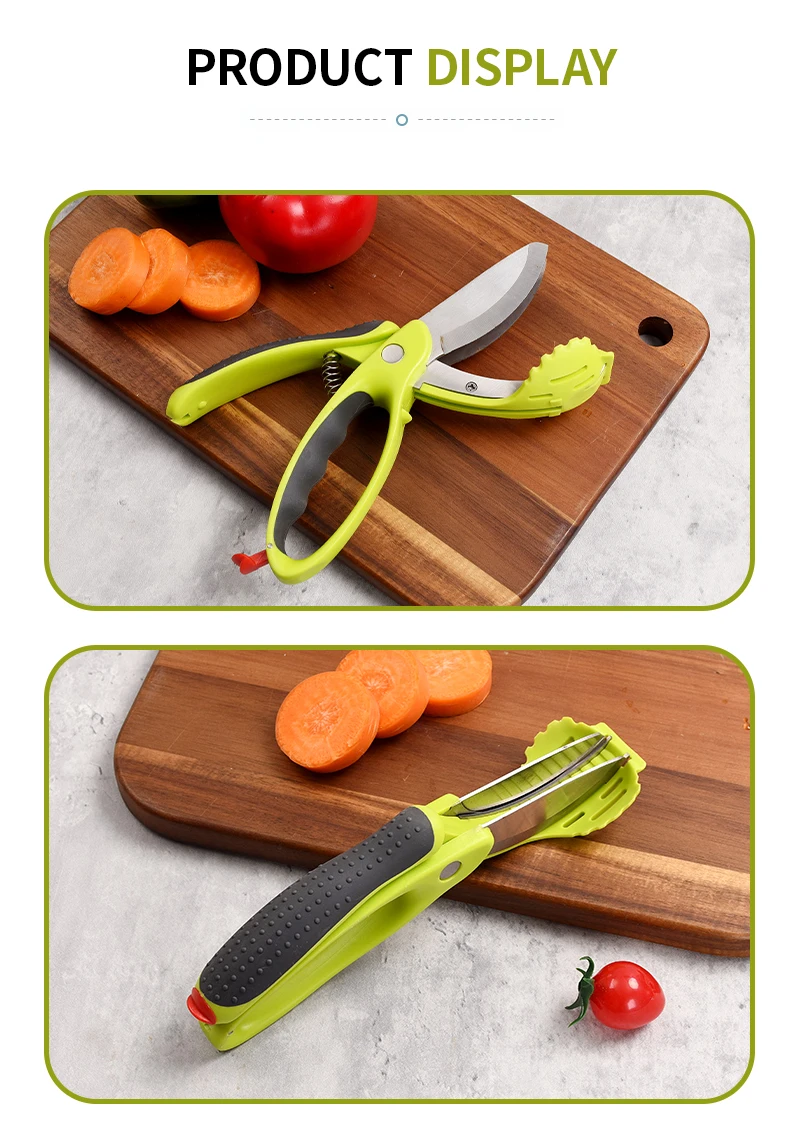 Kimberi Hot Selling 2024 Multifunction Kitchen Scissors Kitchen Gadgets Stainless Steel Kitchen ...