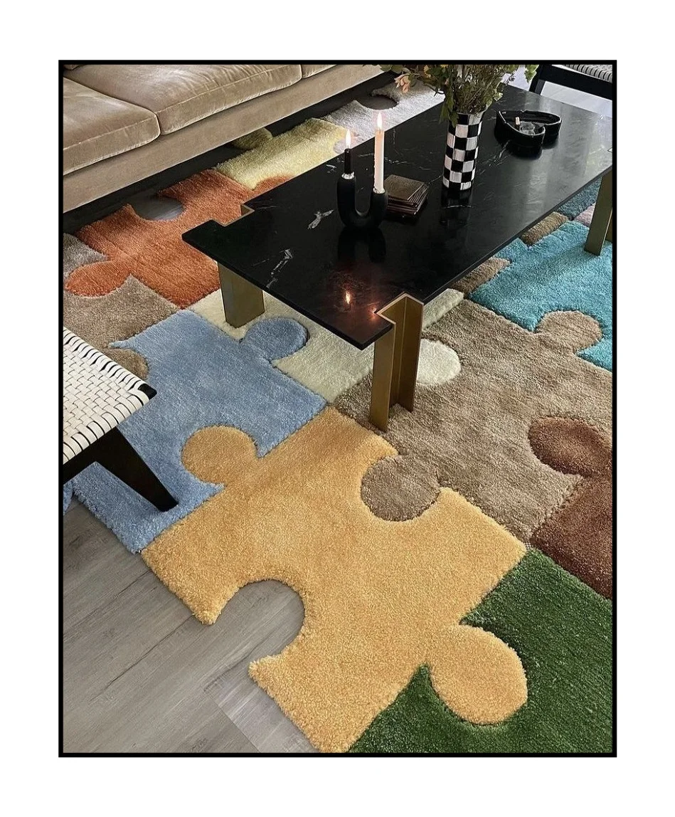 Gradient Living Room Color Hand Tufted Carpet And Rugs Hot Sell Acrylic ...