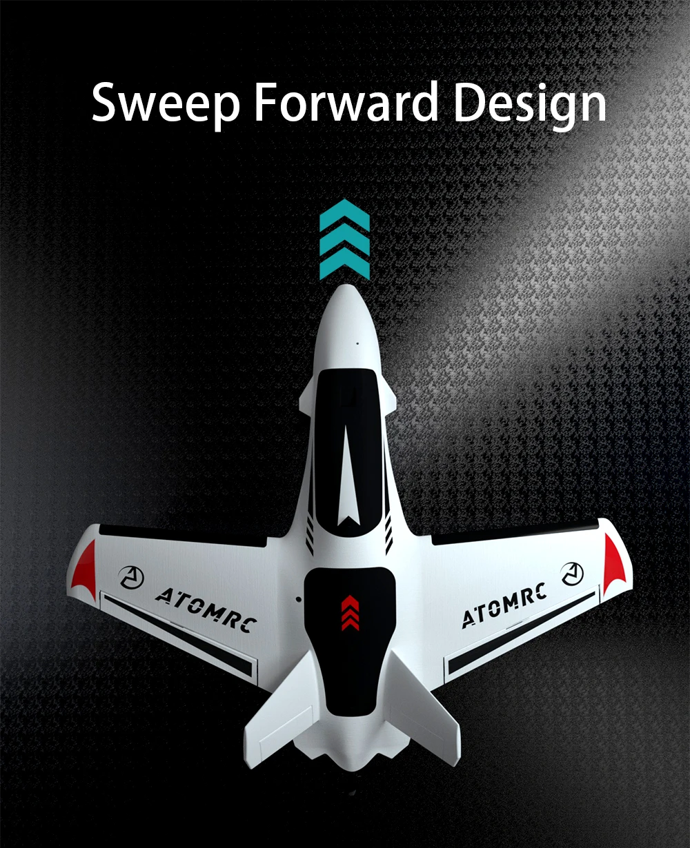 Atomrc - Dolphin V1.1 Fpv Foxeer Toothless Nano Flying Wing With Gps ...