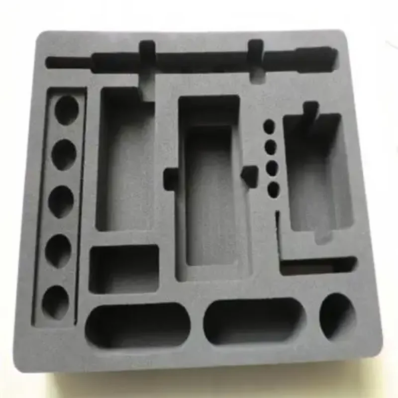 Custom Foam Insert Packaging Black Epe Pu Eva Foam Package High Density ...
