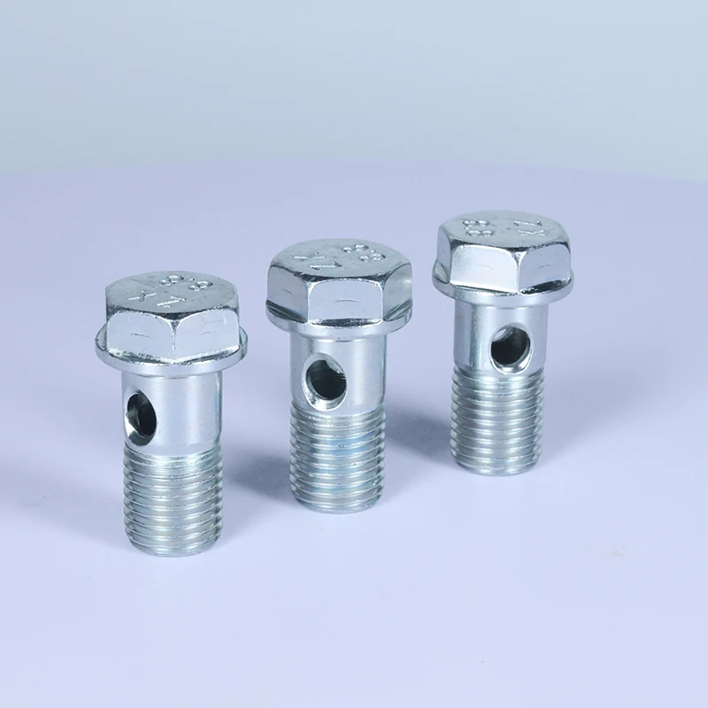 Automotive Components Grade 8.8 Screw Hexagon Head Screw With Holes ...