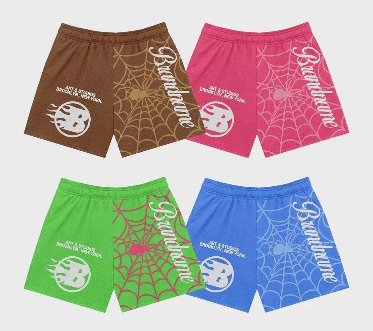 Mens Double Layer Sport Mesh Running Gym Polyester Sweat Shorts Custom ...