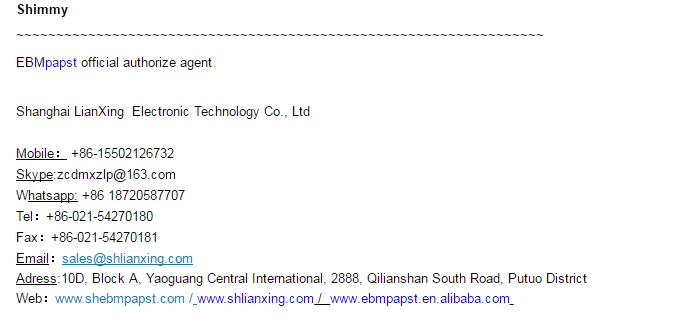 4414m Ebmpapst Fan Axial Compact Fan Ebm-papst Type:4414m Ebm Fan Dc ...