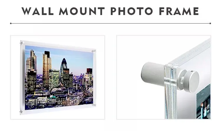 A3 Wall Mounted Acrylic Poster Frames - YUDA Art Display