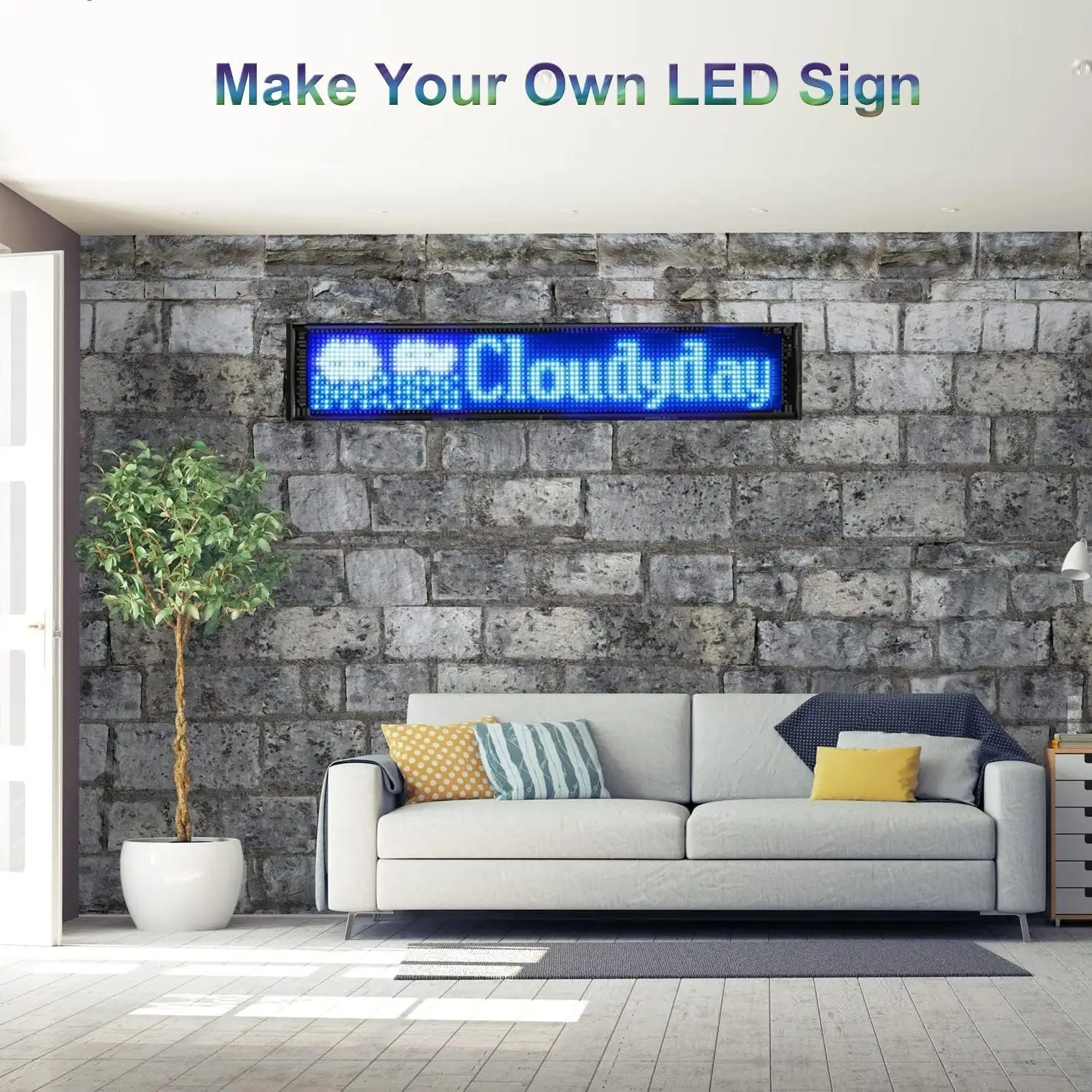 Outdoor Led Module Scrolling Messages Digital Signage Custom Words ...