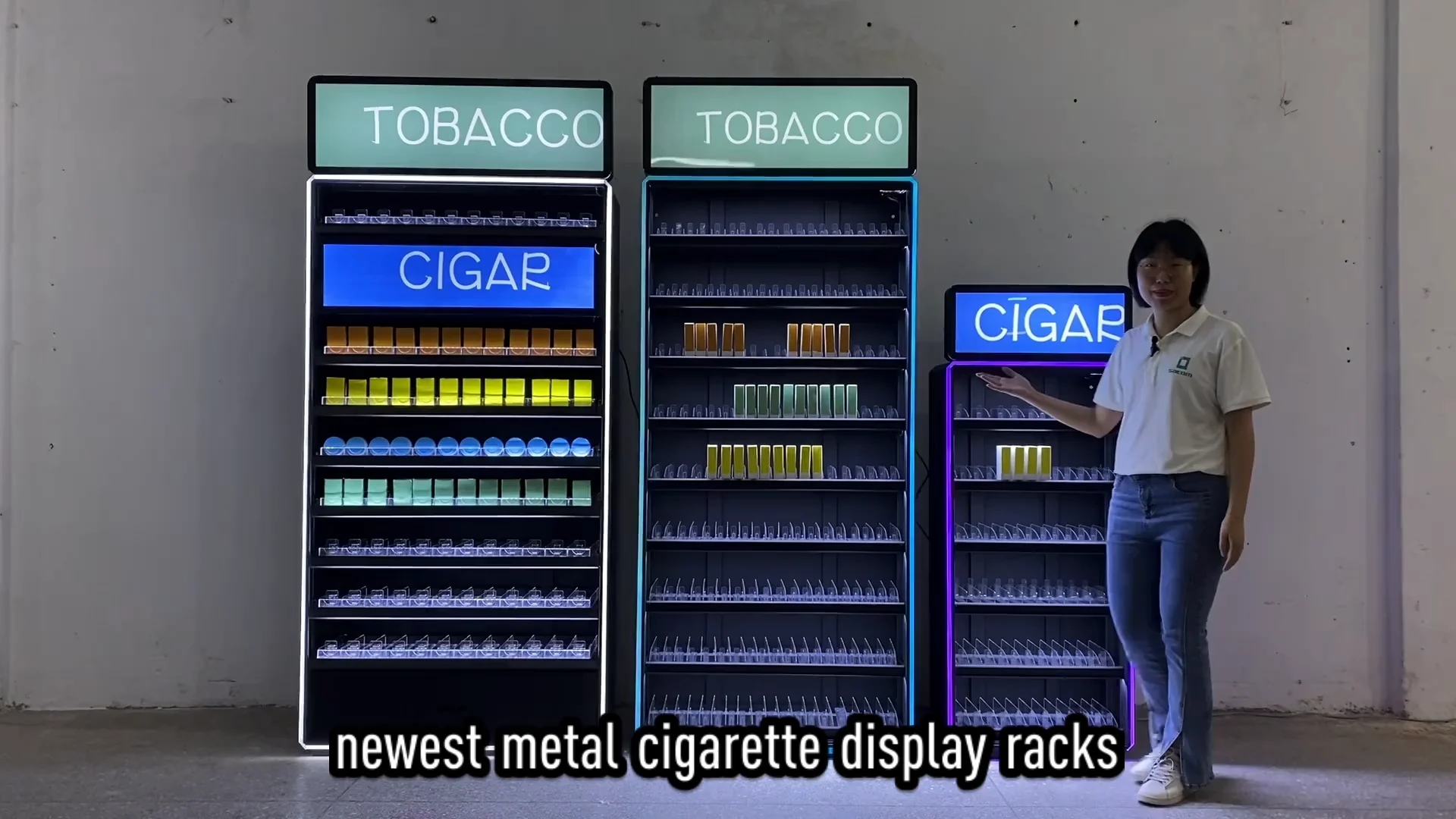 Multipurpose Gas Station Tobacco Cigarette Smoke Shop Wholesale Display ...