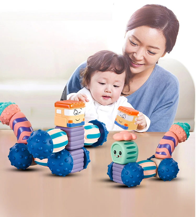 Early Educational Toy Disassemble Soft Play Building Blocks For 6 ...