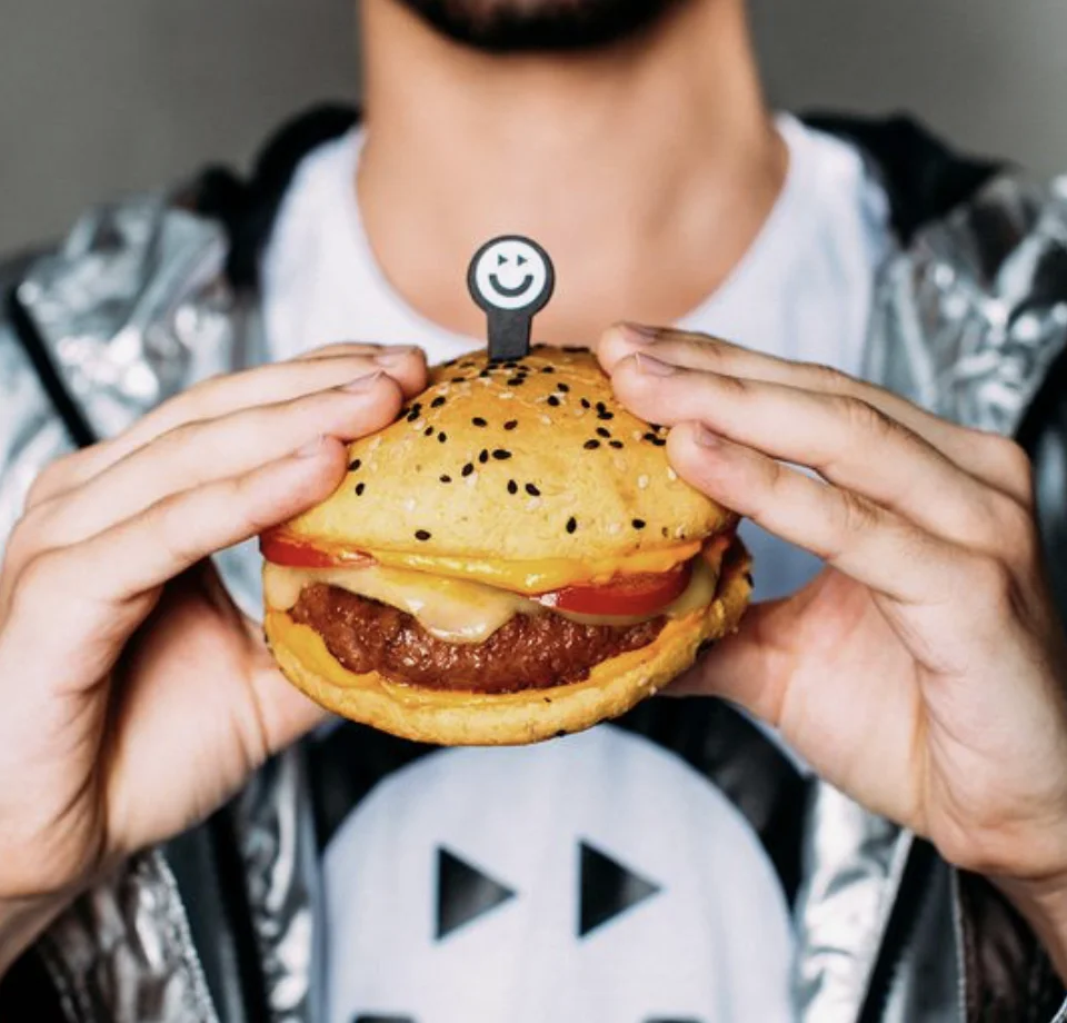 Disposable Food Grade Dessert Sandwich Cake Markers Custom Logo Burger ...