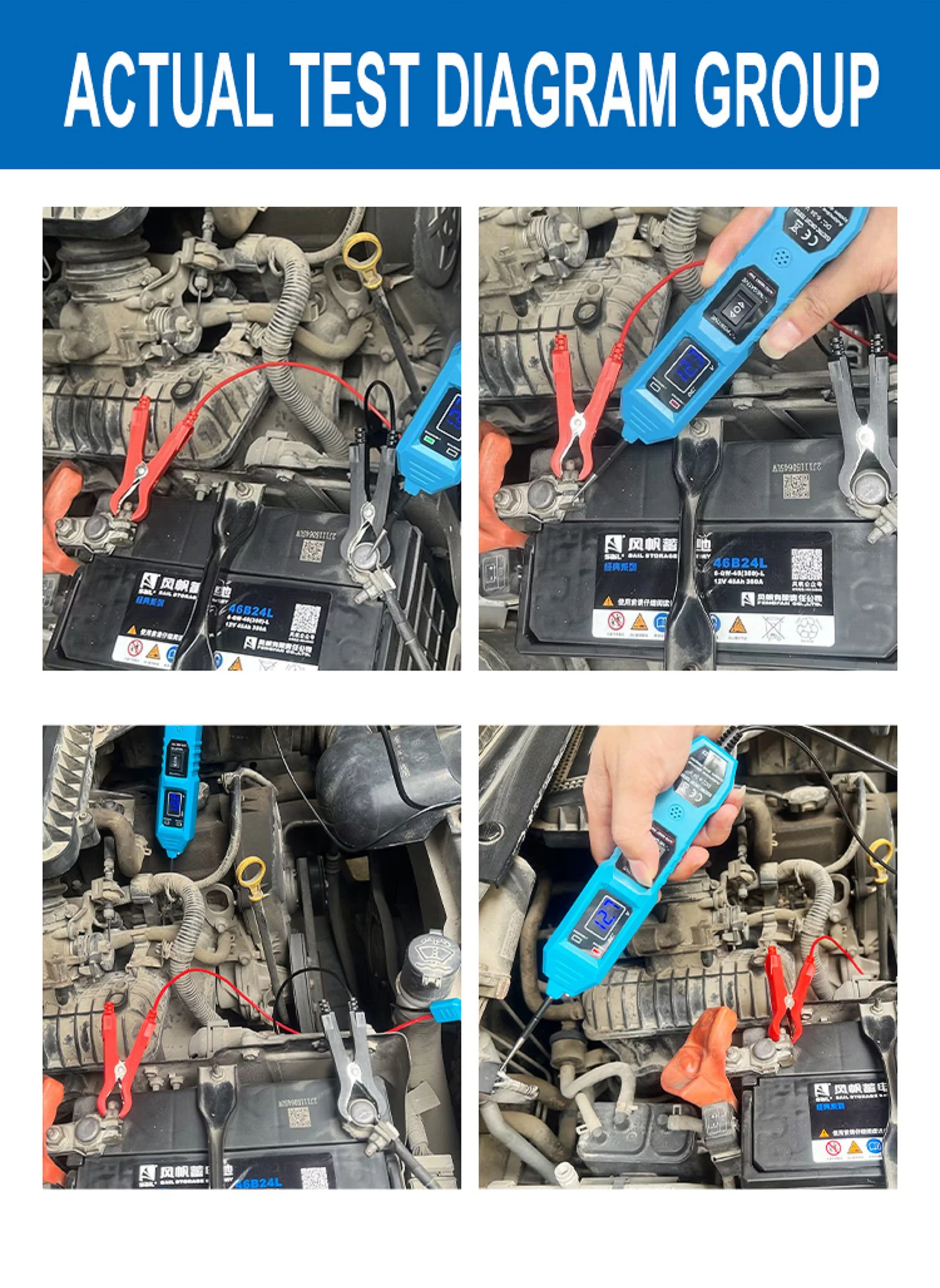 Automobile Diagnostic Tools Electric Circuit Tester Car Power Circuit Probe Kit Driver Tester