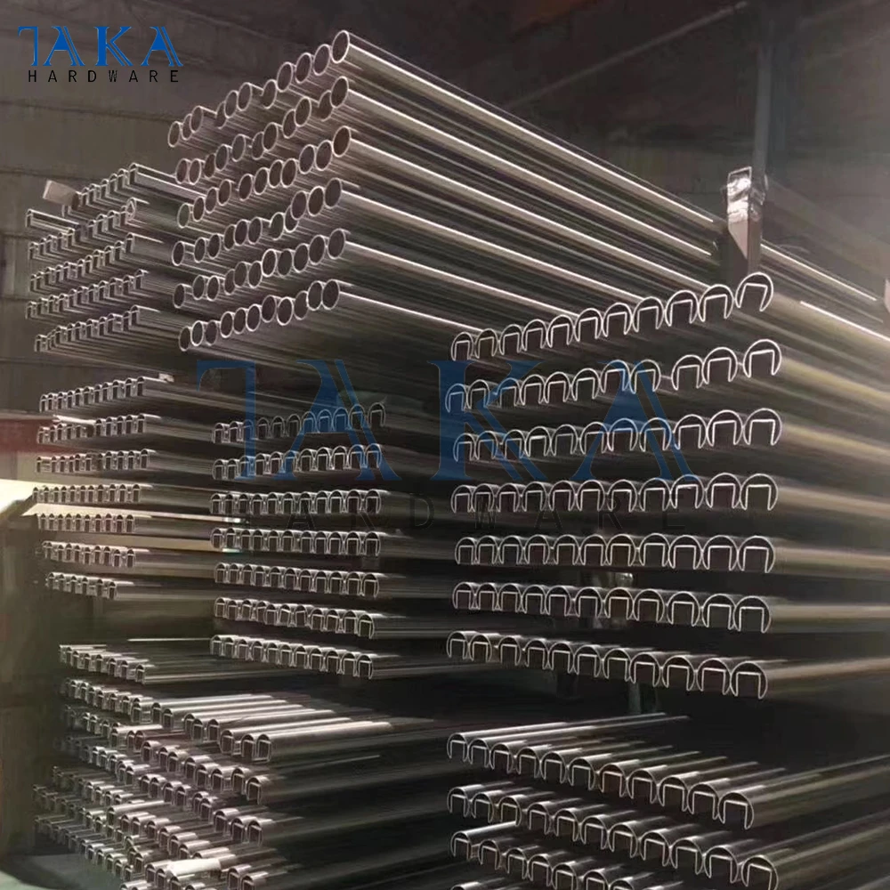 Stainless Steel U Slot Groove Tube for Channel Glass Railing