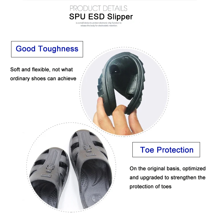 Professional Esd Control Products Industrial Cleanroom Durable 6 Holes ...