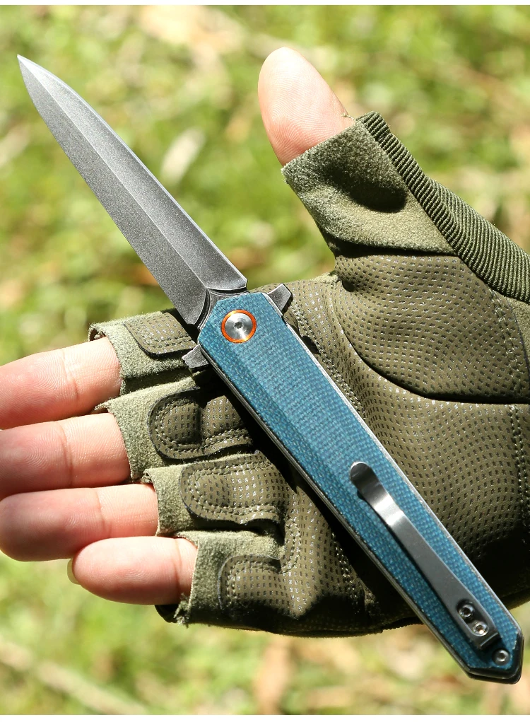 Wholesale YJXJ D2 Stainless Steel Folding Tactical Knife