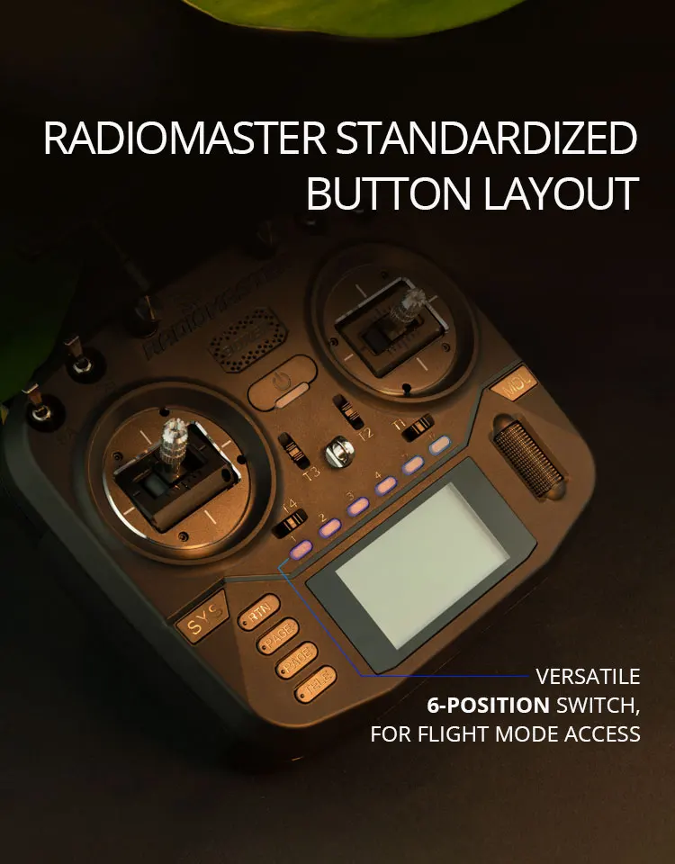 Radiomaster Boxer Original Radio Controller V4.0 Hall Gimbal Elrs 4in1 ...