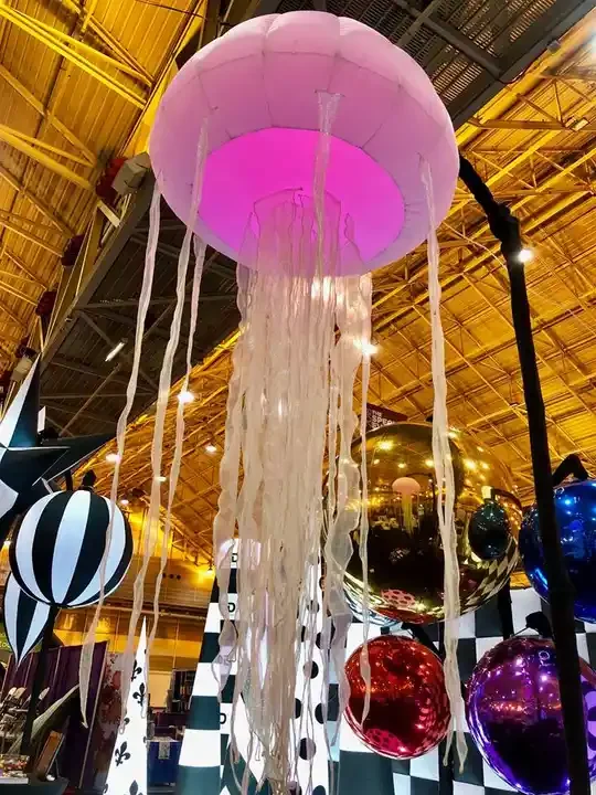 Beautiful Decoration Balloon Inflatable Jellyfish Lamp Changing Led ...