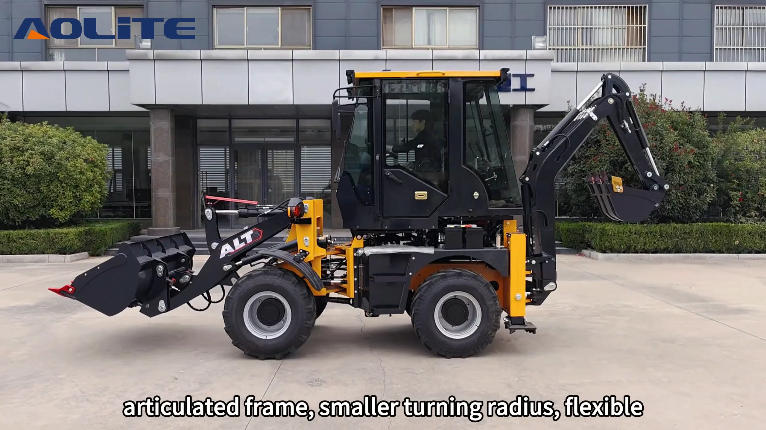 New Backhoe Loader Ce Certificate 1200kg Backhoe Loader 4 Wheel Drive ...