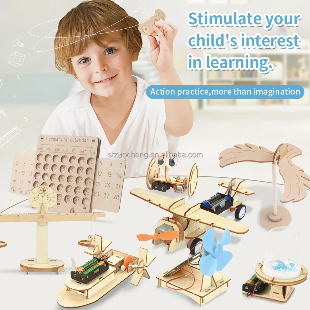 STEM Airplane Science Experiment - DIY Wooden Toys