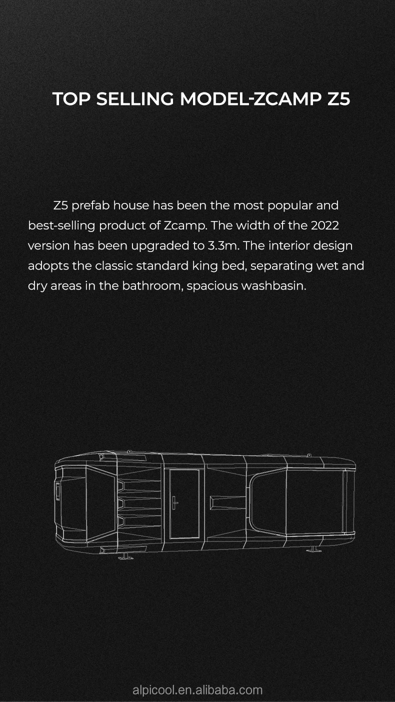 Zcamp Z5 Luxury Prefabricated Houses - Modern & Expandable