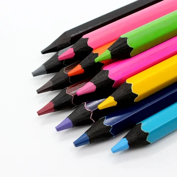 12 Colors 24 Colors Jumbo Size Double End Color Pencils Double Two ...