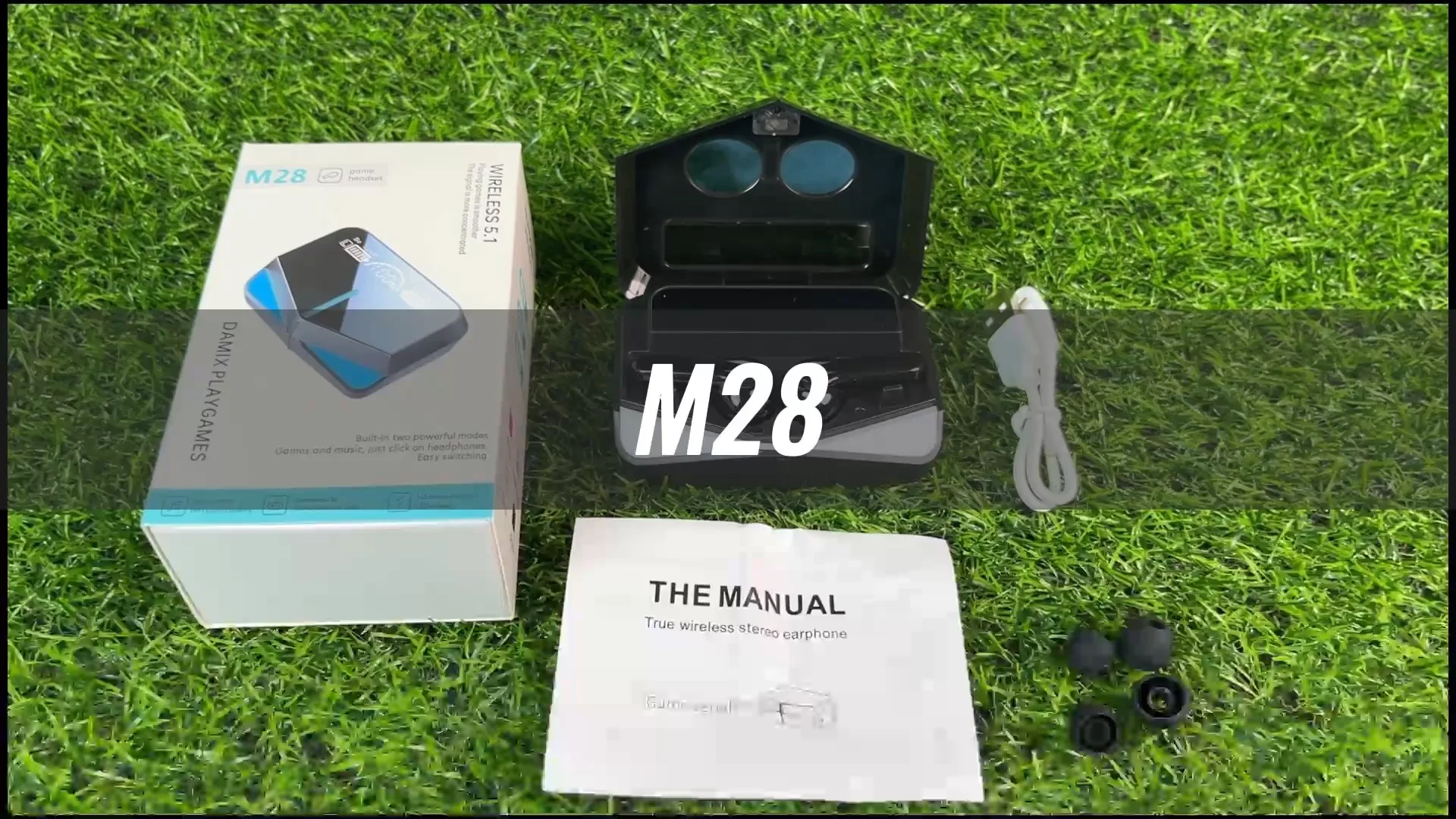 Audifono Gamer Tws M28 M10 Type C Ecouteur Earbuds Bluetooth 5.1 Airbuds Original Gaming In-ear ...