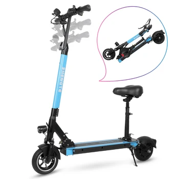 2 Wheel Electric Scooter With Seat 350w Adult Folding Scooters Thicken ...