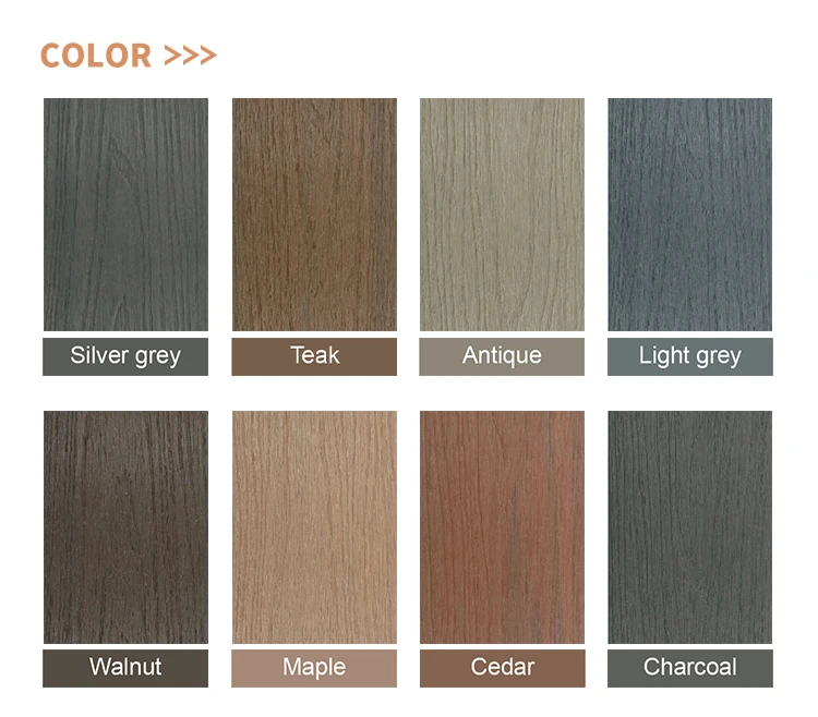 European Style WPC Privacy Fence System with Aluminum Posts Garden ...