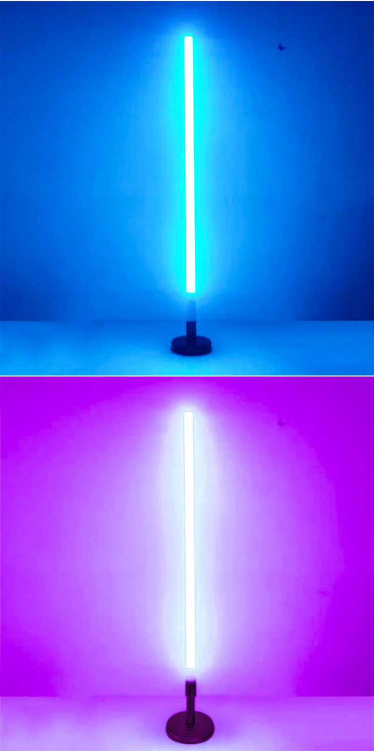 Decorative Lighting Fluorescent Rgb Led Tube Light Atmosphere Battery ...