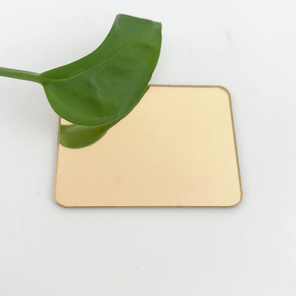 Free Sample Perspex Gold Mirror Acrylic Sheet Colorful Glass 6 Colors ...