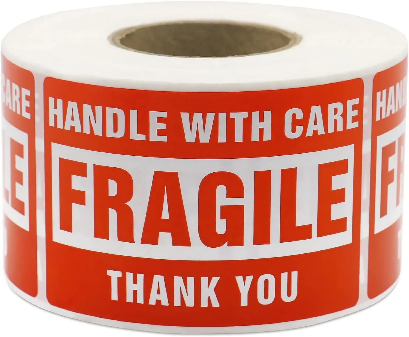 Stickers Handle with Care Warning Packing Shipping Label In Roll Or ...