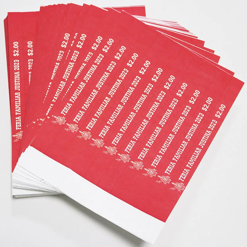 Custom Paper Tyvek Arm & Wrist Band - One Time Use Events