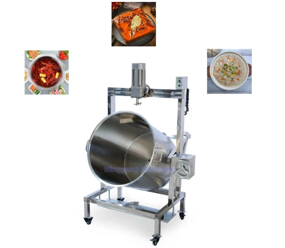 100 Liters Pressure Auto Spherical Heating Large Mixing Pot Planetary ...