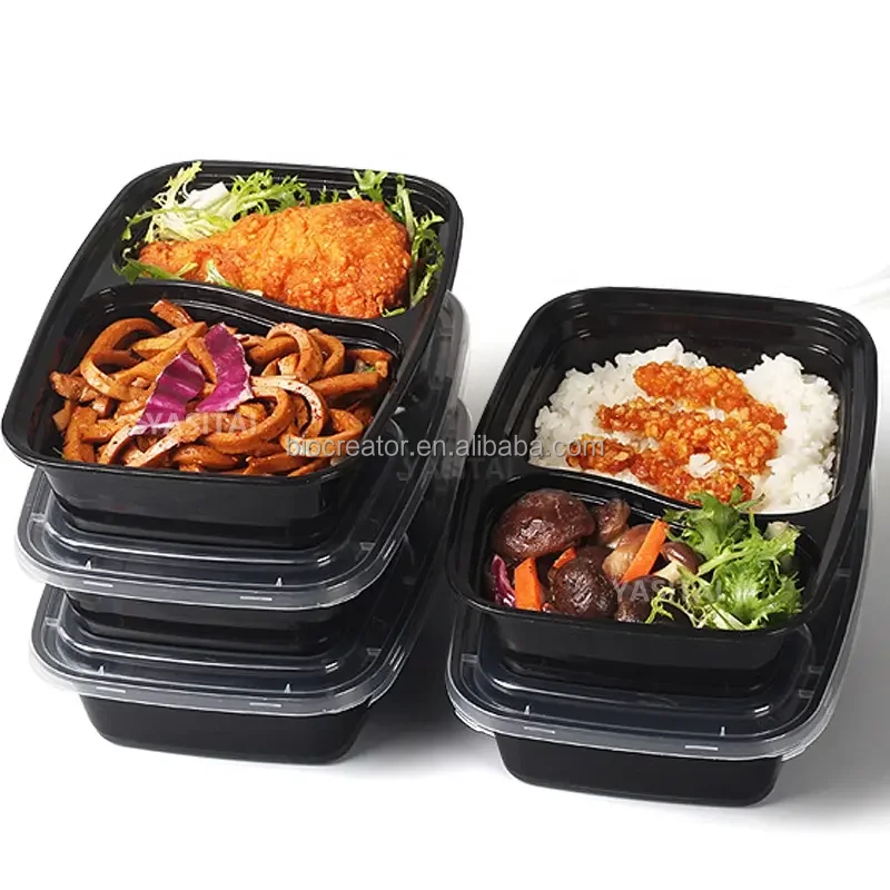 750ml American Style Rectangular Disposable Food Container Pp Plastic ...