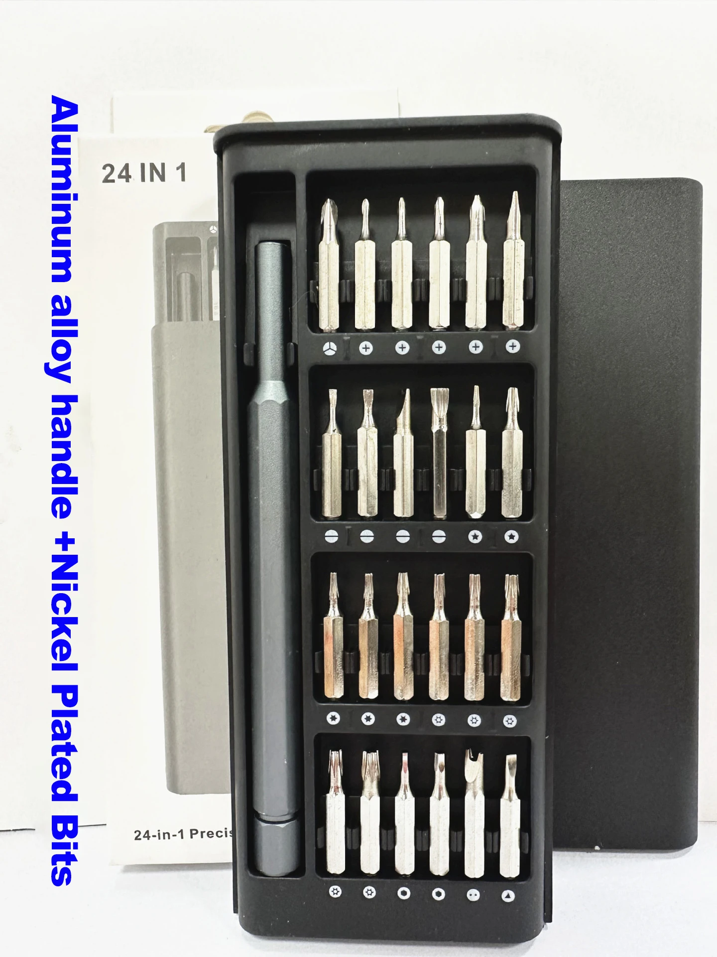 24 in 1 Magnetic Precision Screwdriver Bit Set for DIY