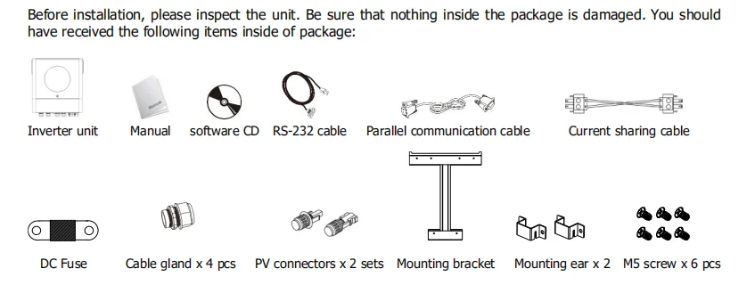 Axpert MAX II TWIN 11K - Dual Output 11kw off Grid Inverter