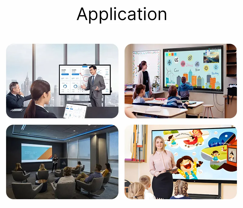 55 Inch School Office Whiteboard Interactive Smart Board 20 Touch ...