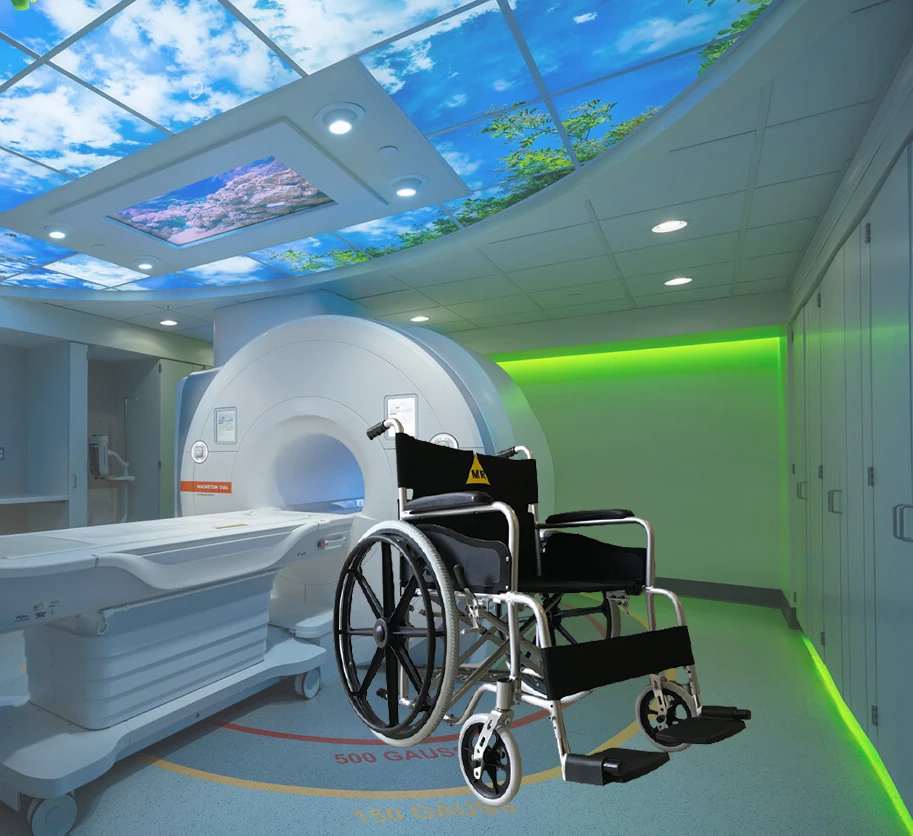 Anti-magnetic Wheelchair for MRI/ 20" Size/ for 1.5T and 3.0T MR Room ...
