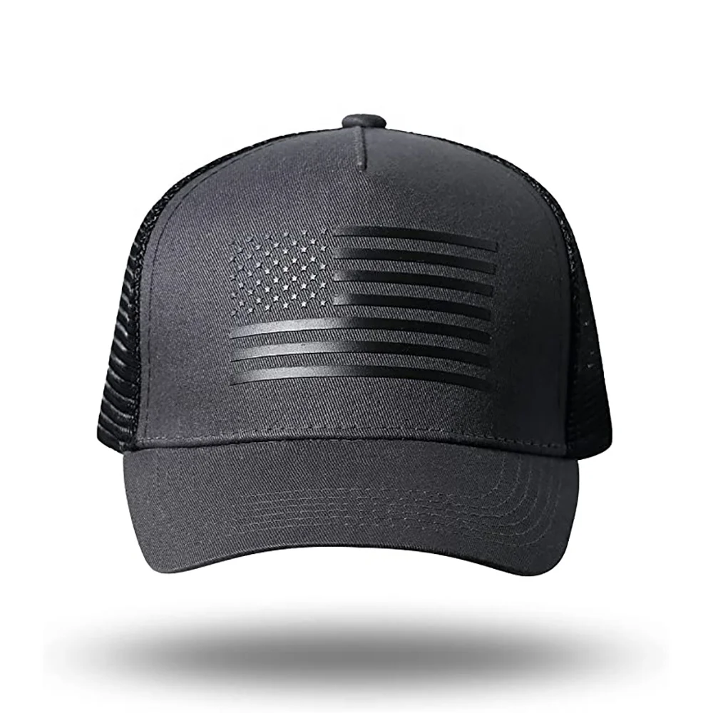 5 Five Panel 5-panel Custom American USA US Flag TPU Printed Printing ...